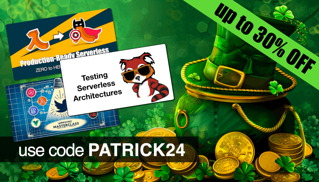 St Patrick's Sale 2024 | theburningmonk.com