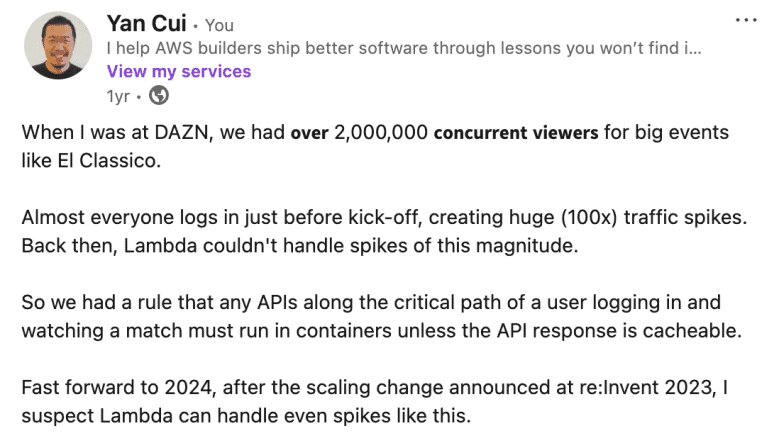 The pros and cons of Lambdalith