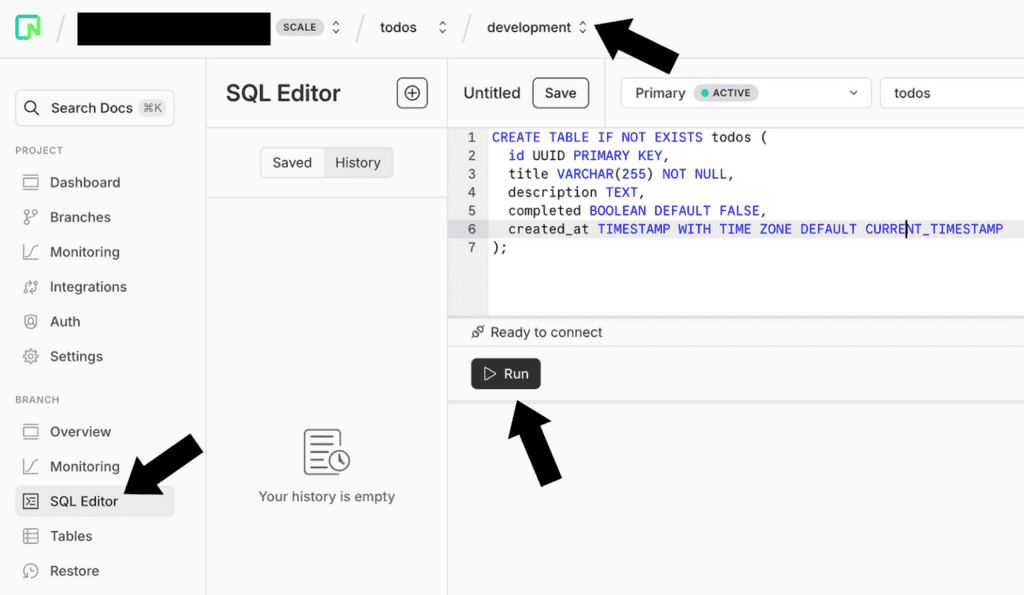 How to use Neon with ephemeral environments